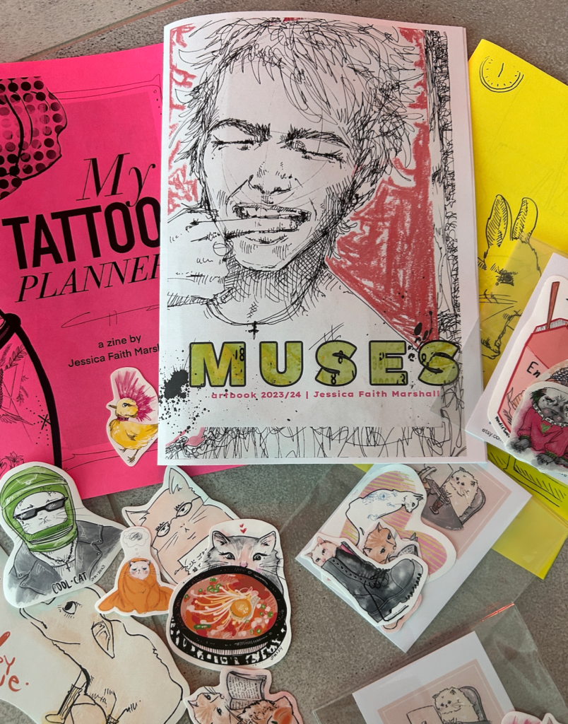 Mystery Bundle (1 Zine + 5 Stickers) - JFM Design